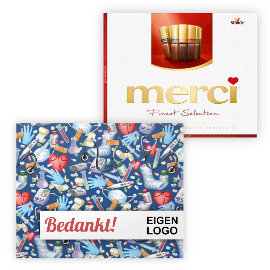 Merci met kaart voor verpleegkundige | 123Bedankt.nl