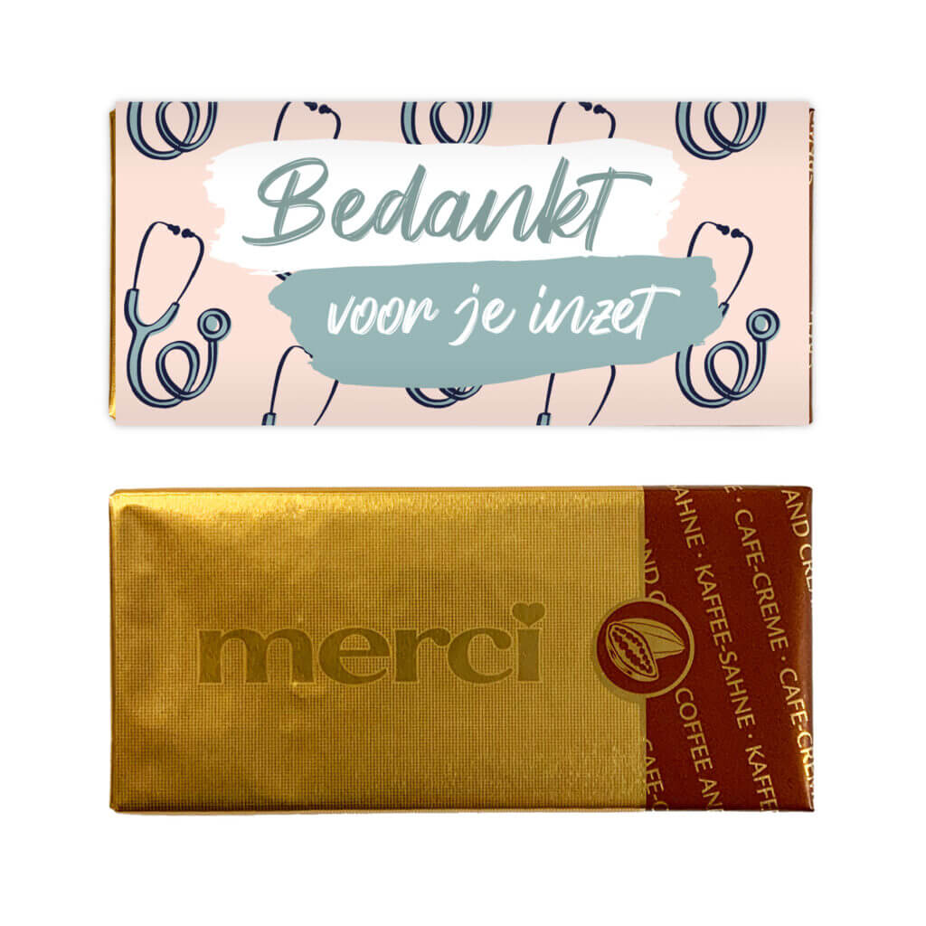 Merci chocolade bedankjes - Mini reep