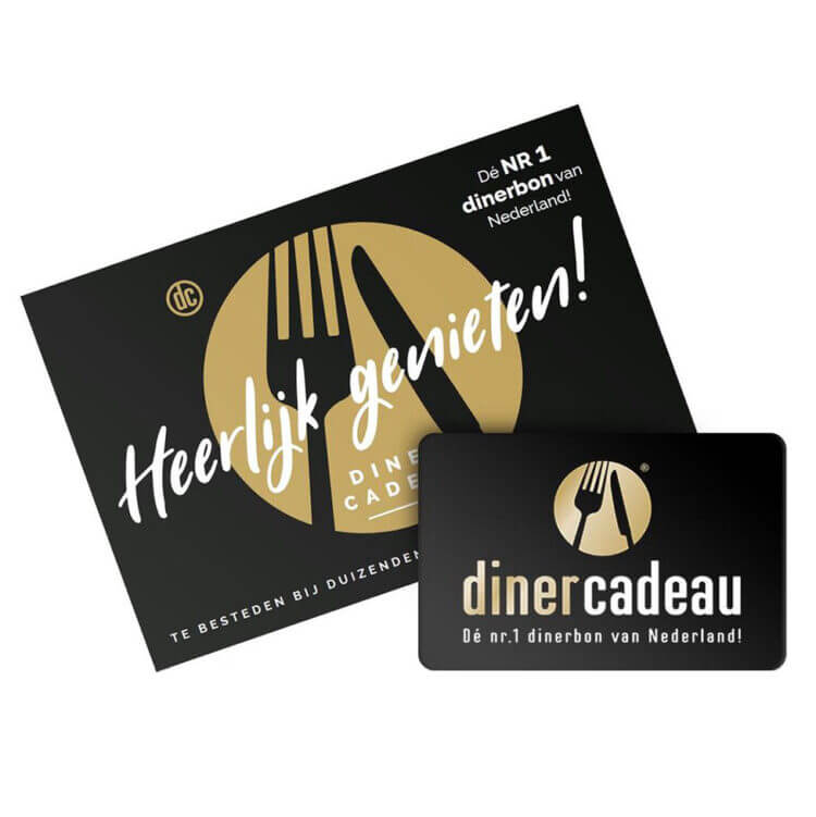Diner Cadeaukaart zakelijk bedanken- 123Bedankt
