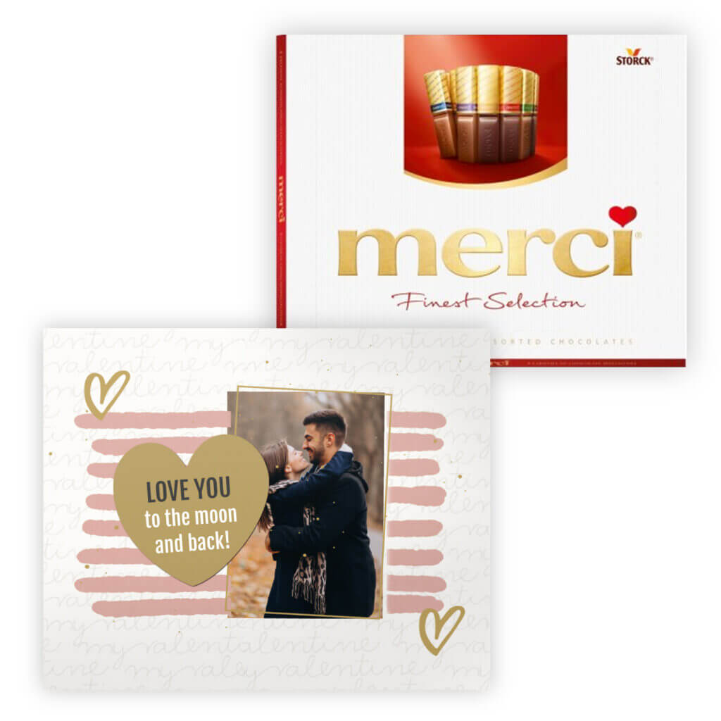 Merci met valentijnskaart | 123Bedankt.nl