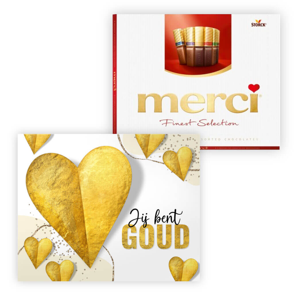 Bekijk hier alle Merci met kaart - 123Bedankt