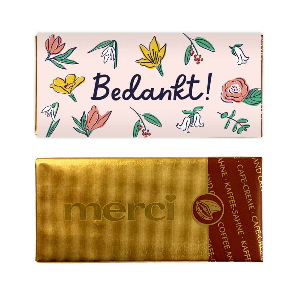 Merci chocolade bedankjes - Mini reep
