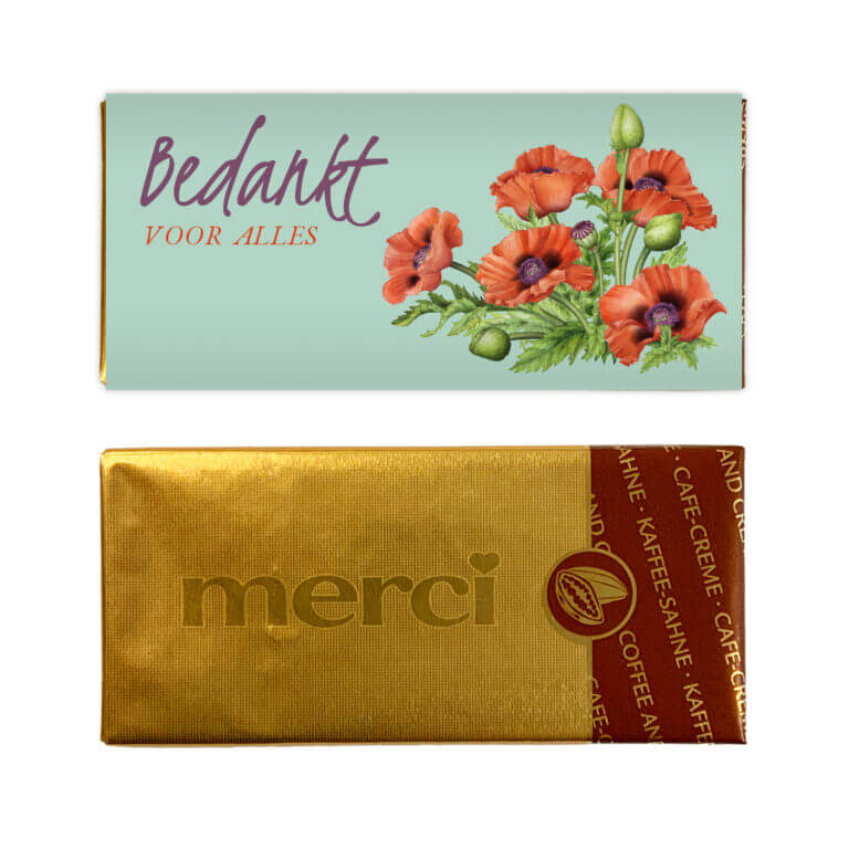 Merci chocolade bedankjes - Mini reep